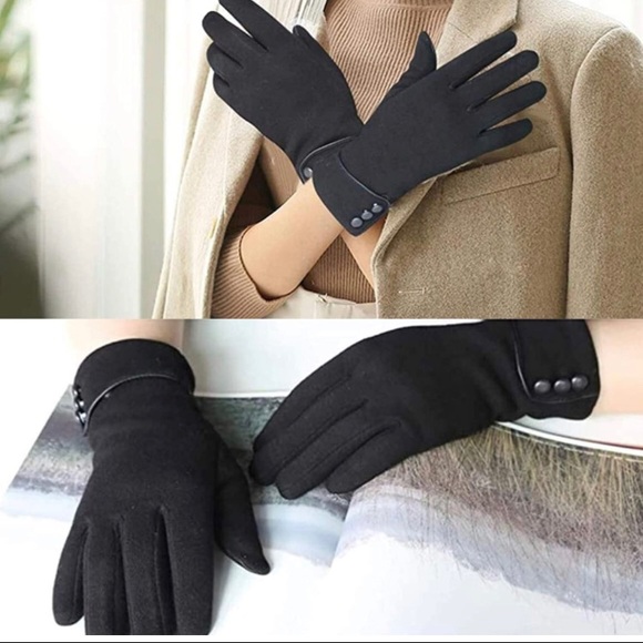 Accessories | Black Winter Gloves Touchscreen Womengirls | Poshmark